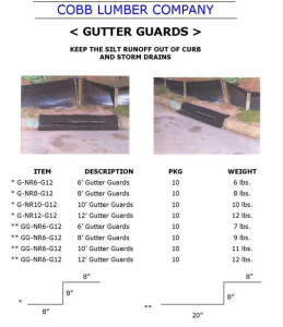 Gutter Guards – Cobb Lumber